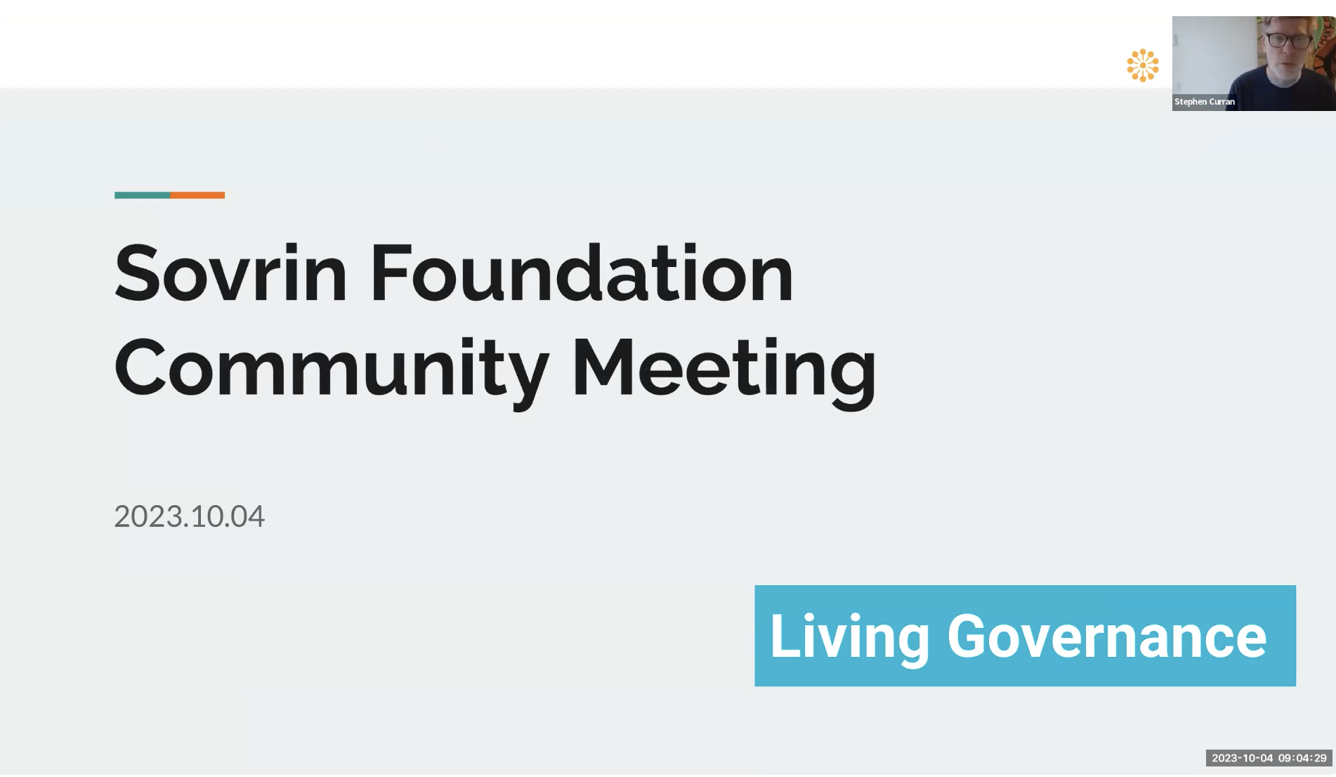 Community Calls with the Board of Trustees - Sovrin