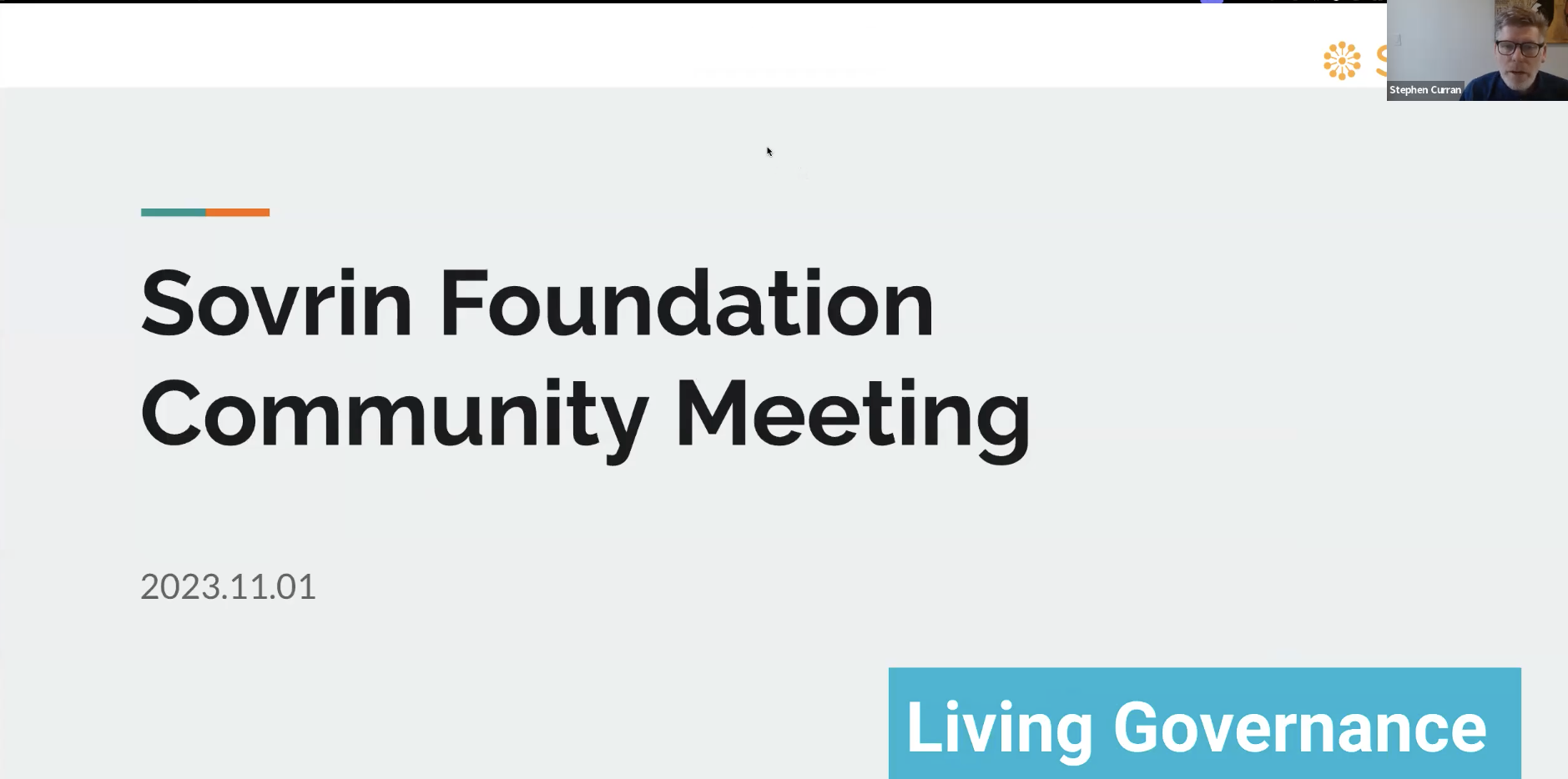 Community Calls with the Board of Trustees - Sovrin