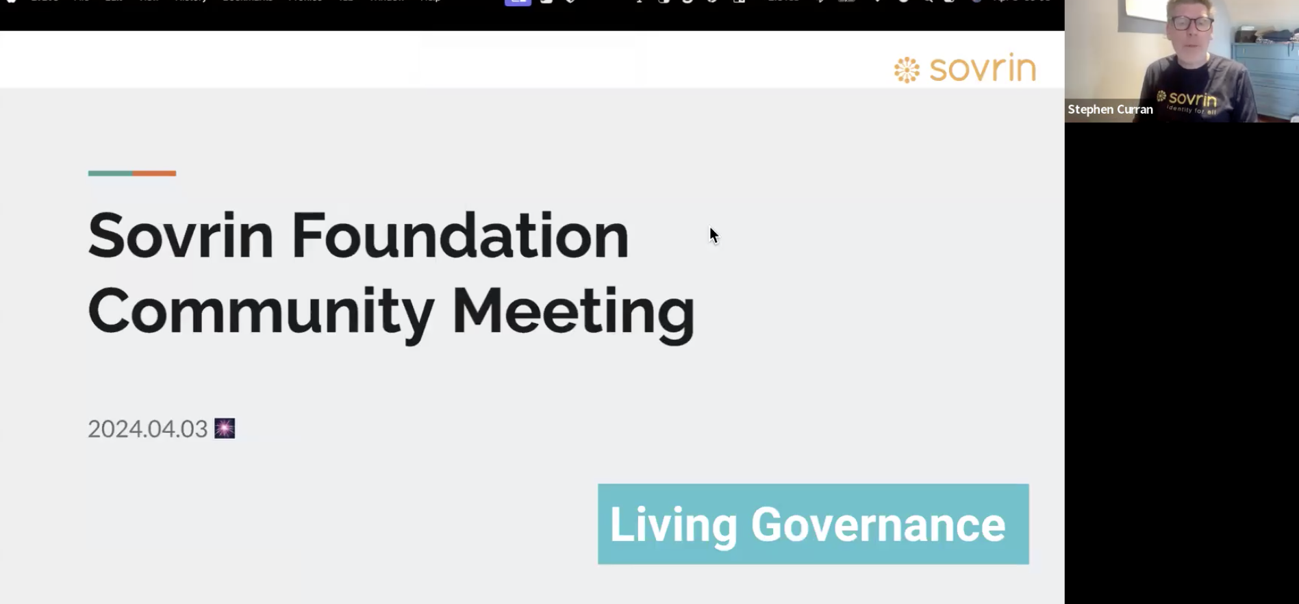 Community Calls with the Board of Trustees - Sovrin